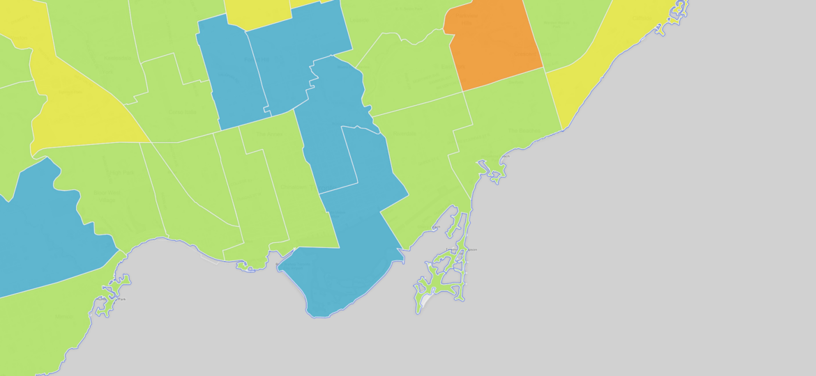 Toronto Real Estate Prices Map - April 2016 Returns | Better Dwelling
